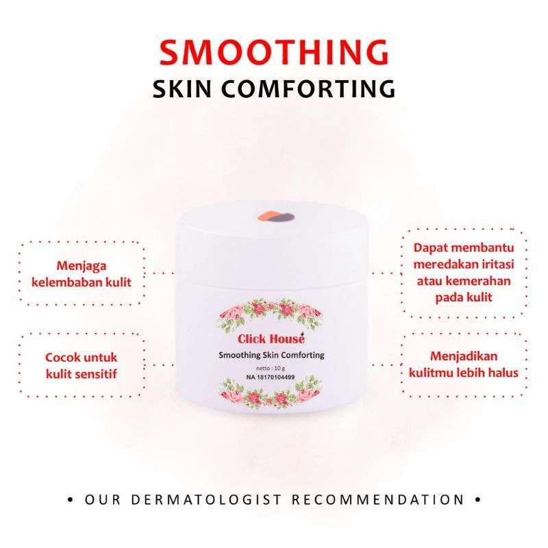 Promo Click House Smoothing Skin Comforting - Krim Moisturizer Diskon ...