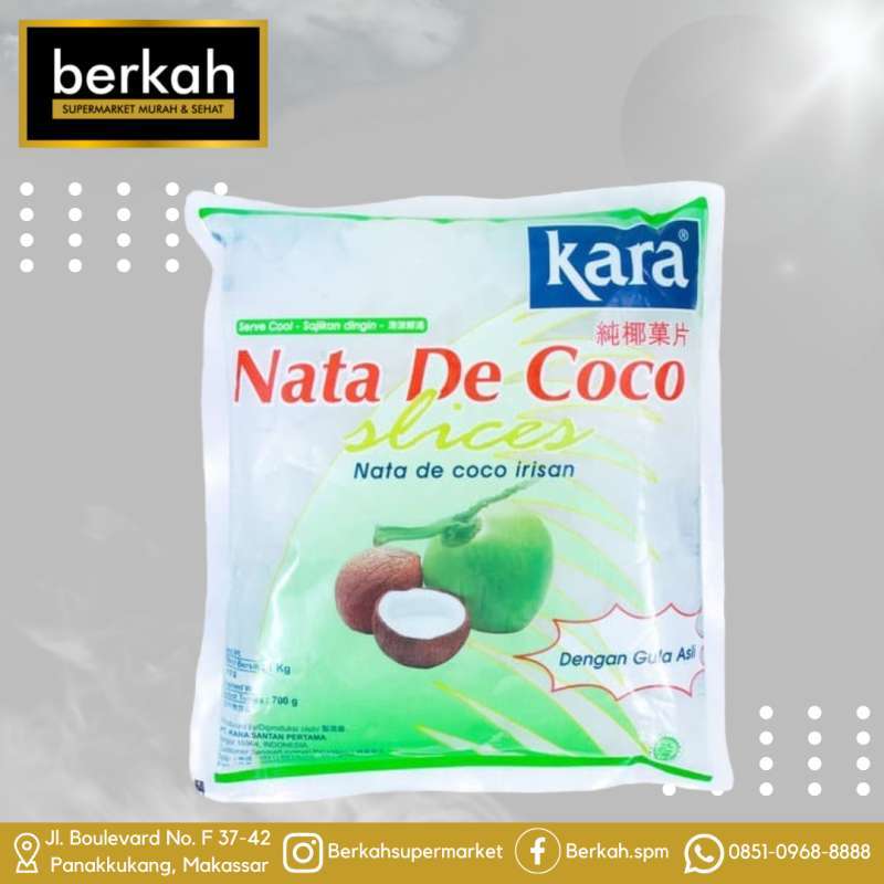 Jual KARA NATA DE COCO SLICES 1000 GRAM di Seller Berkah Supermarket ...
