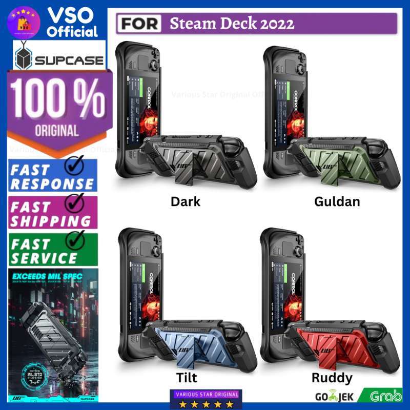 Promo Case Steam Deck SteamDeck 2022 SUPCASE UB Pro Kickstand Casing ...