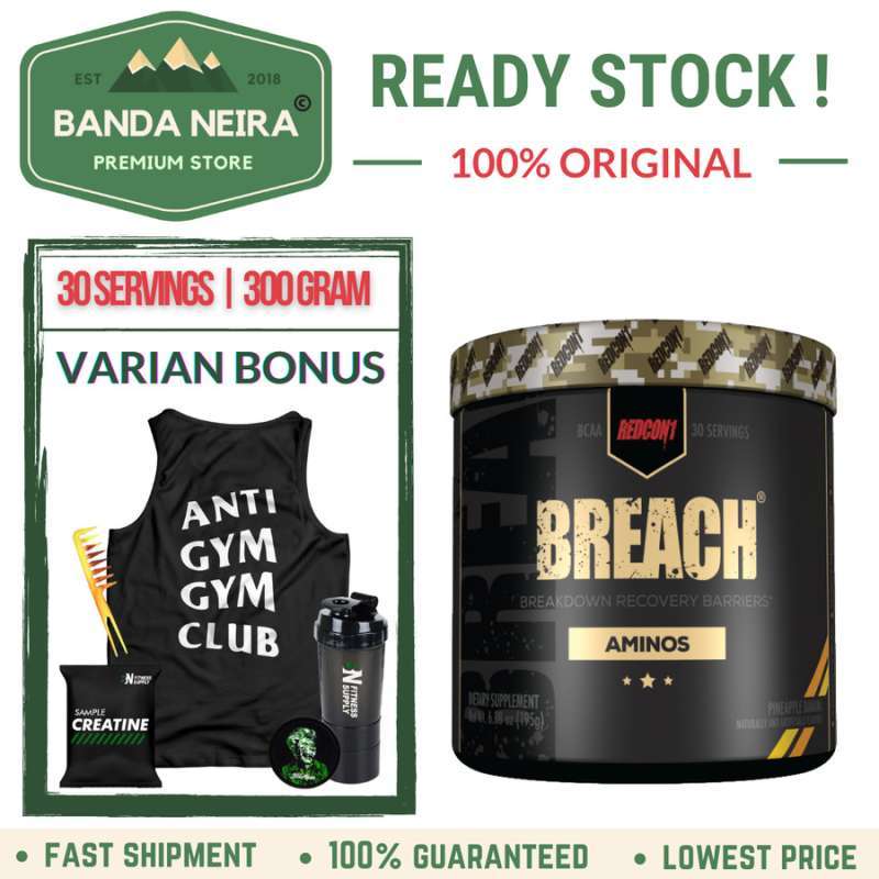 Jual REDCON1 / REDCON Breach BCAA Powder - PINEAPPLE BANANA, 30 ...