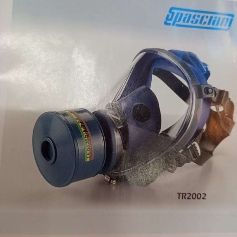 Promo FULL FACE CHEMICAL RESPIRATOR SPASCIANI TR2002 + FILTER 202ABEK2 ...