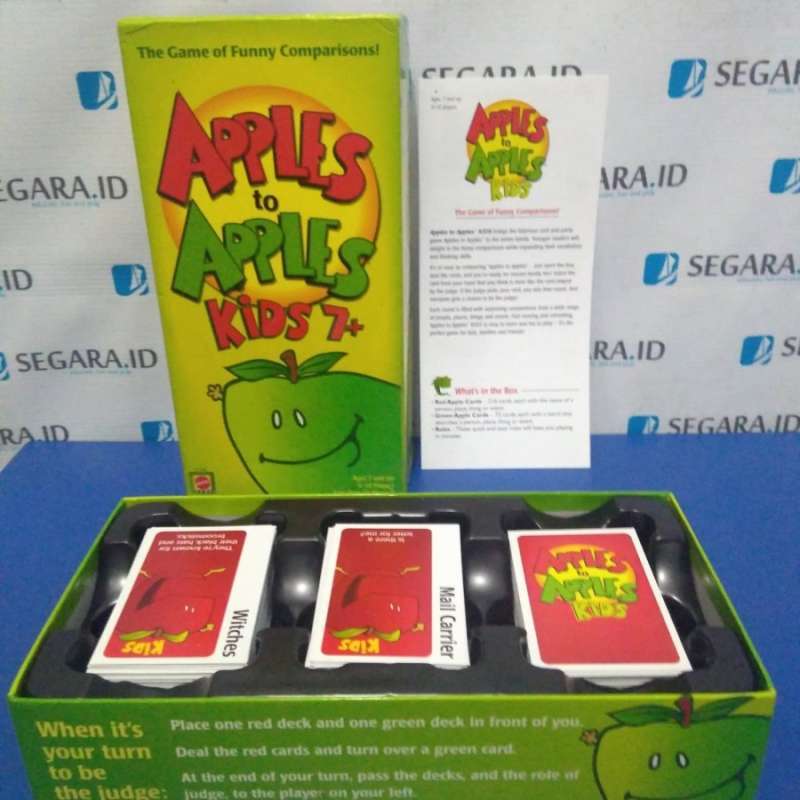 Jual Mattel Board Game Apples to Apples Kids 7 Tahun [Koleksi Pribadi ...