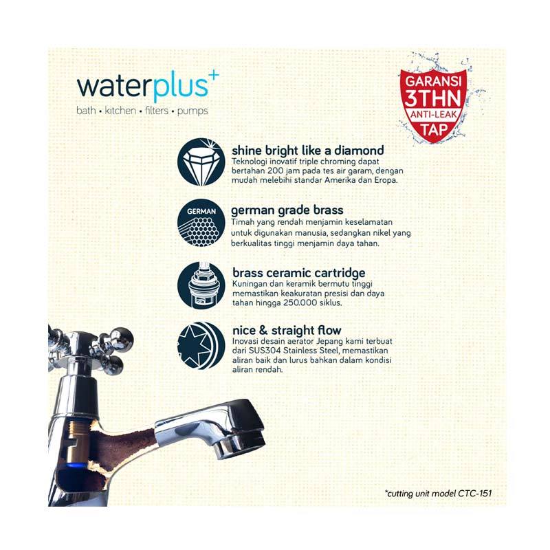 Jual Waterplus CTB-252 Basin Tap Medium Kran Wastafel di Seller ...