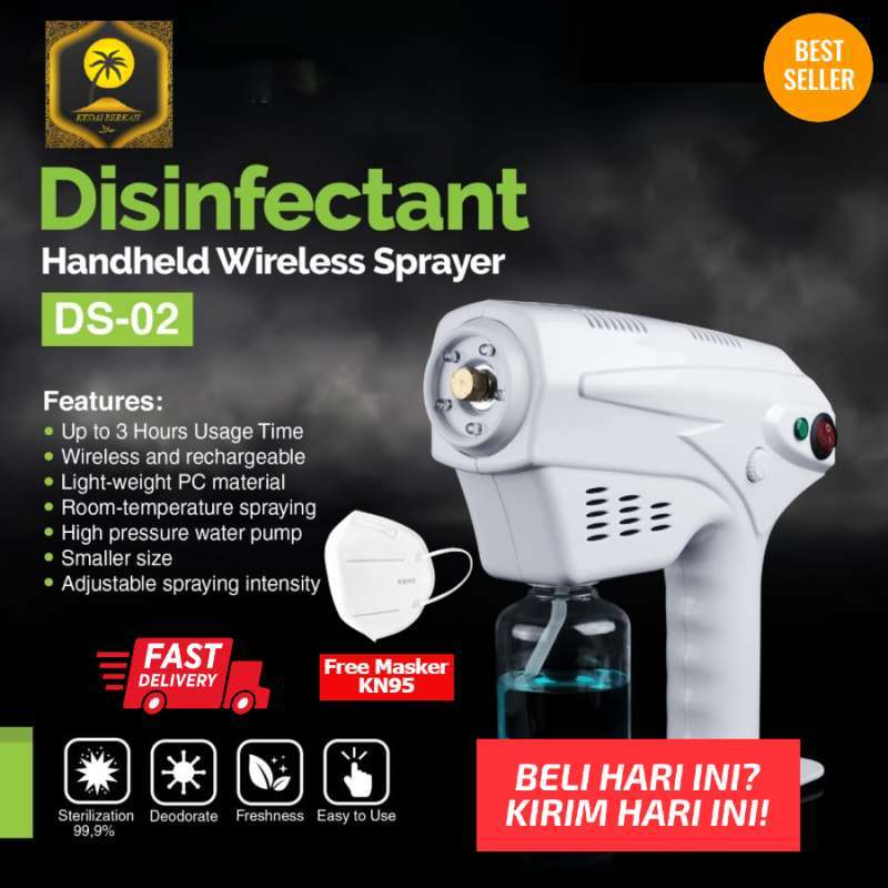 Jual ALAT MESIN SPRAY UV NANO SPRAY WIRELESS TANPA LISTRIK DISINFECTANT ...