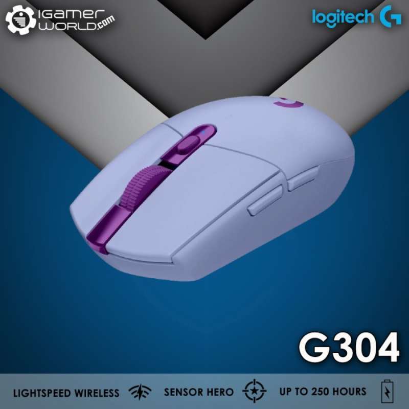 Jual Logitech G304 Lilac Purple Wireless Gaming Mouse Di Seller Metalic ...