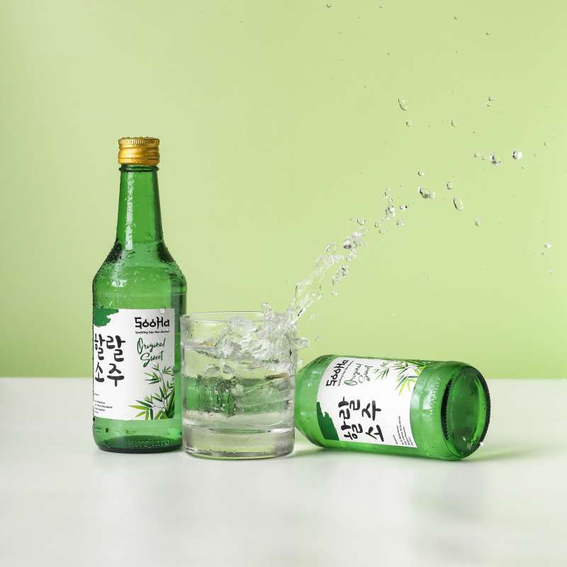 Promo Sparkling Soju - Soju Non Alcohol - Sooha - Rasa Original Sweet ...