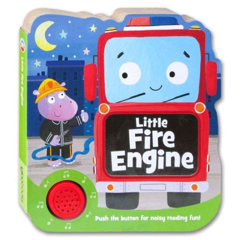 Promo Little Fire Engine Sound Boardbook Push The Button For Noisy ...