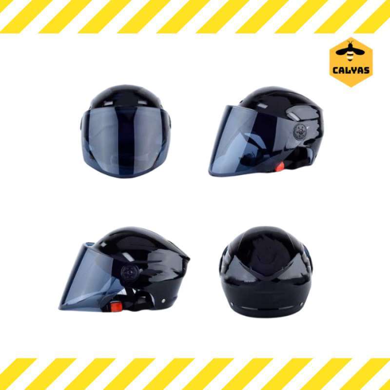 Jual Helm Sepeda Motor Skuter Elektrik Half Face Bike Safety Helmet