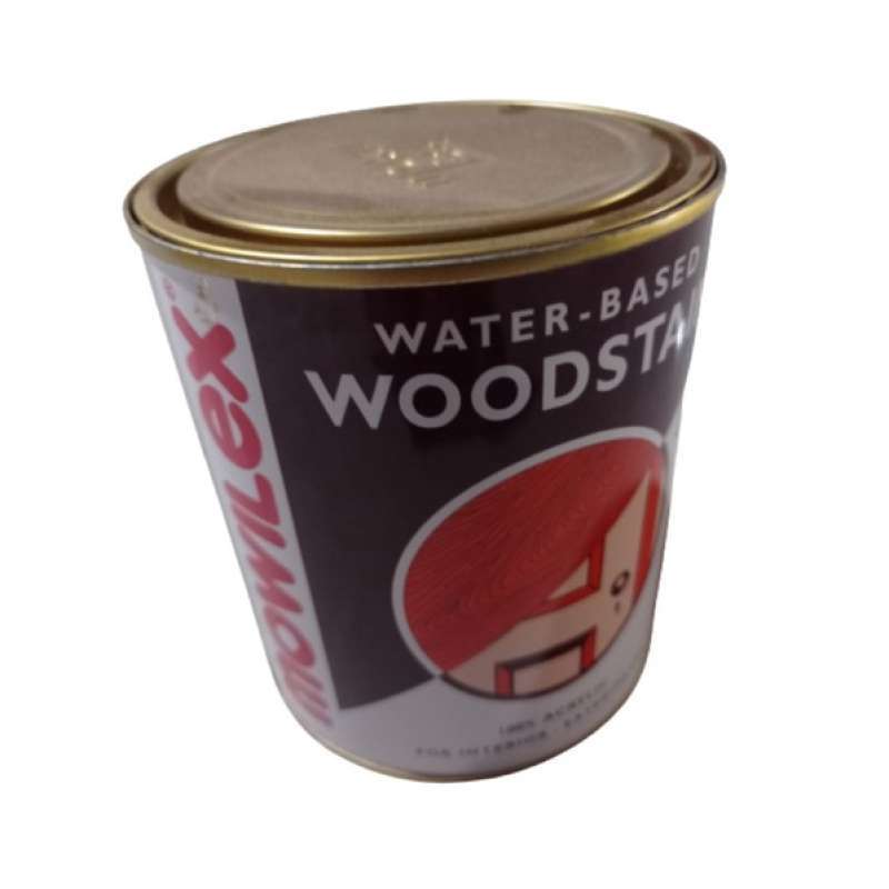 Promo Mowilex Woodstain Politur Kayu Water Based / Politur Campuran Air ...