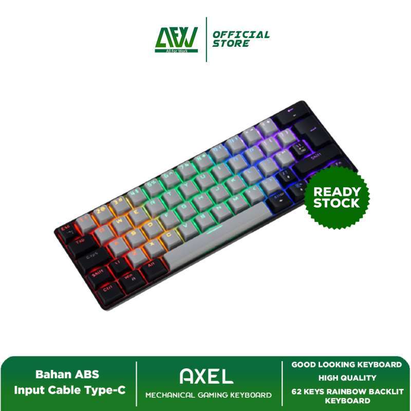 Jual AXEL Mechanical Gaming Keyboard 61 Keys - Oetemu Blue di Seller ...