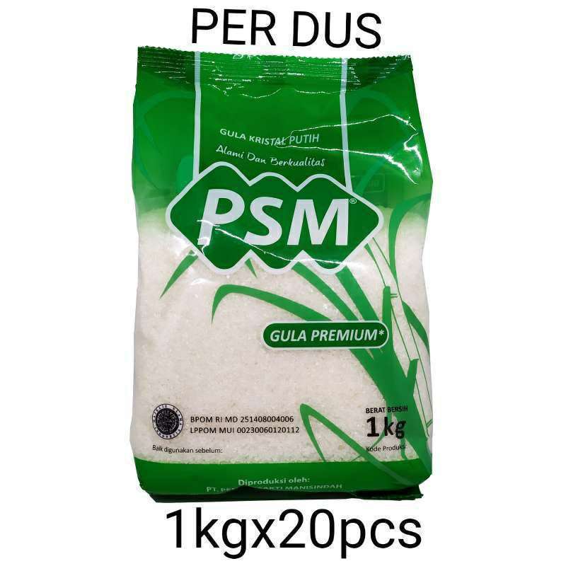 Jual Gula Pasir Psm 1 Kg Per Dus Isi 20 Pcs Di Seller Oshin777 - Pulo ...