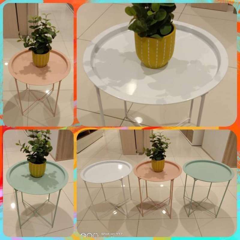 Promo INFORMA Neo Helios End Table Meja Sisi/Meja Kopi/Meja Baki/Meja ...