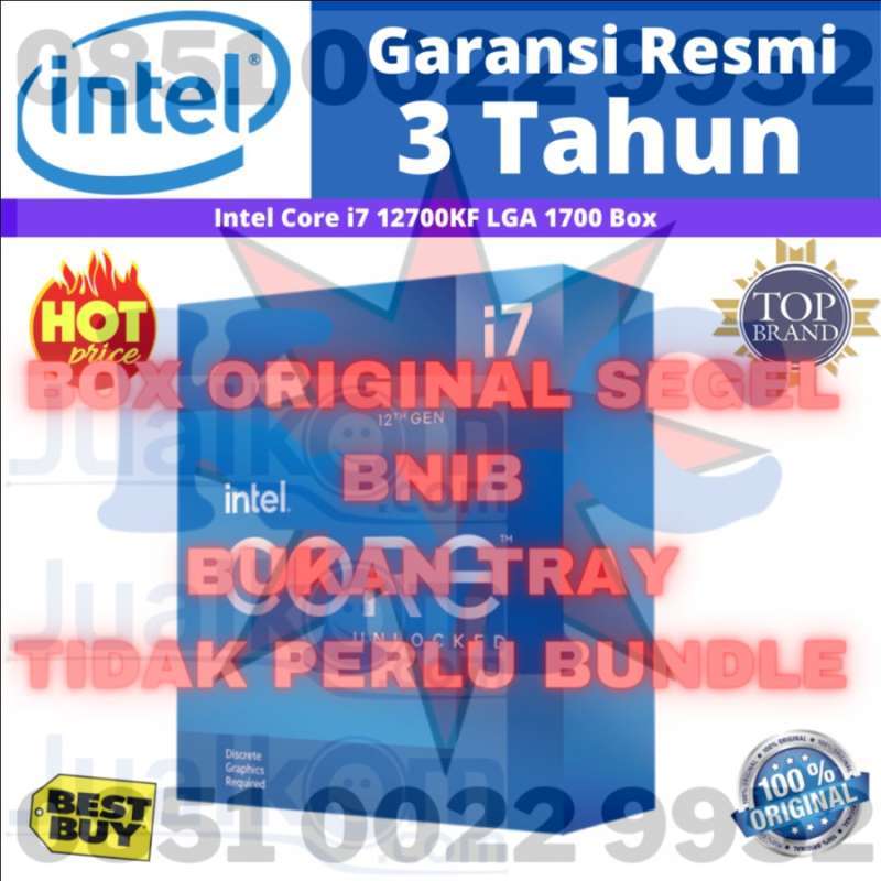 Promo Intel Core i7 12700KF LGA 1700 Box Diskon 13% di Seller Karya Megah Computers - Kota ...