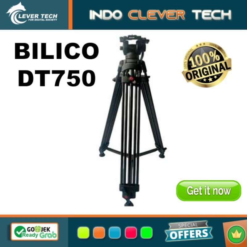 Promo Bilico Dt750 Dt 750 Profesional Video Tripod Diskon 4% di Seller ...
