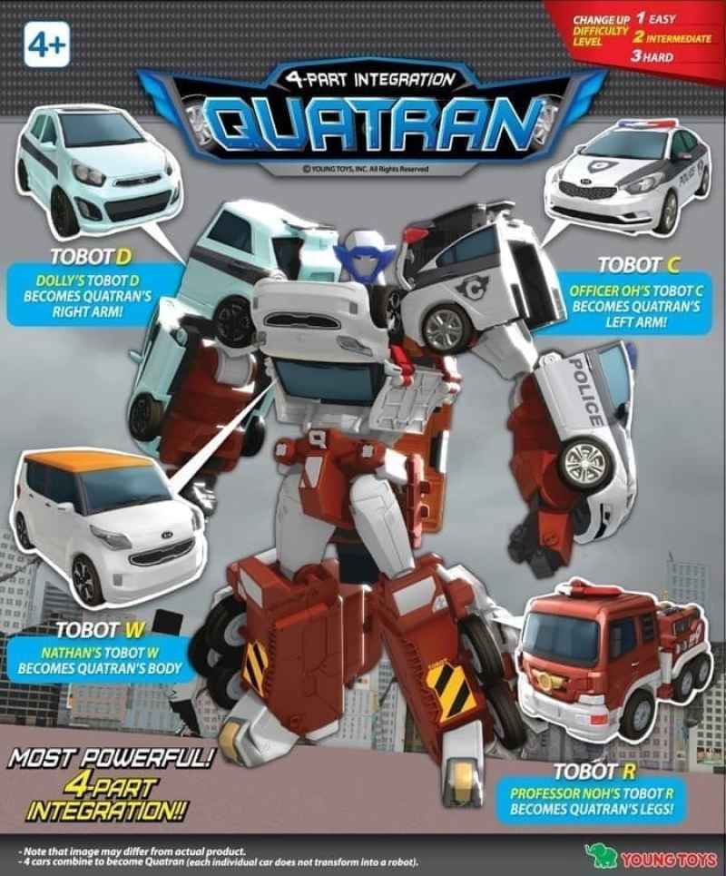 Jual Tobot Quatran 4-Car Integration Transforming Robot Car to Robot di ... Jual Tobot Quatran 4-Car Integration Transforming Robot Car to Robot di ...