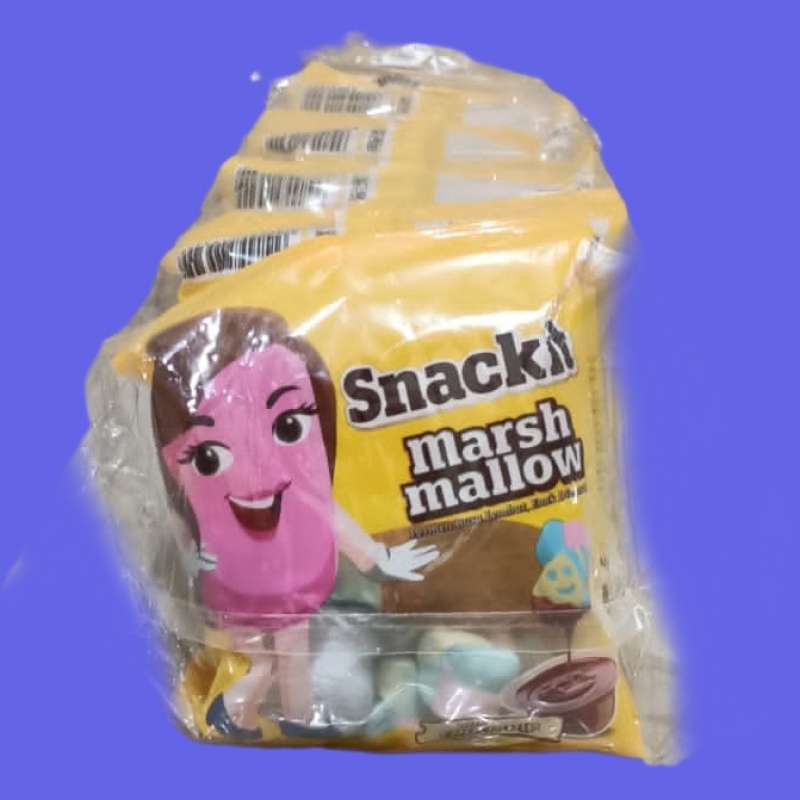 Jual 1 Renceng - Snackit Marshmallow With Choco Dip Bentuk Lebah [10 ...