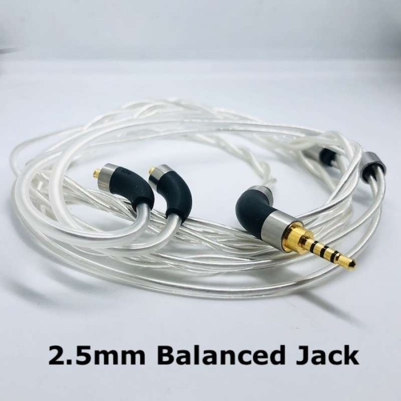 Promo Pure Silver High End Custom Mmcx Pin Cable Replacement Diskon 10% ...