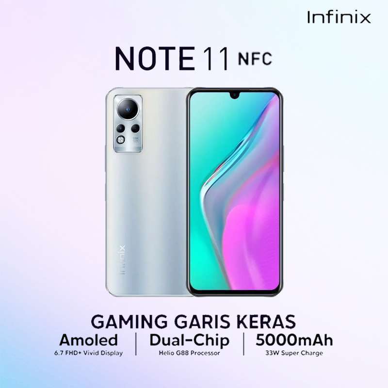 Jual Infinix Note 11 NFC Smartphone [6GB/ 128GB/D] di Seller Deltafone ...