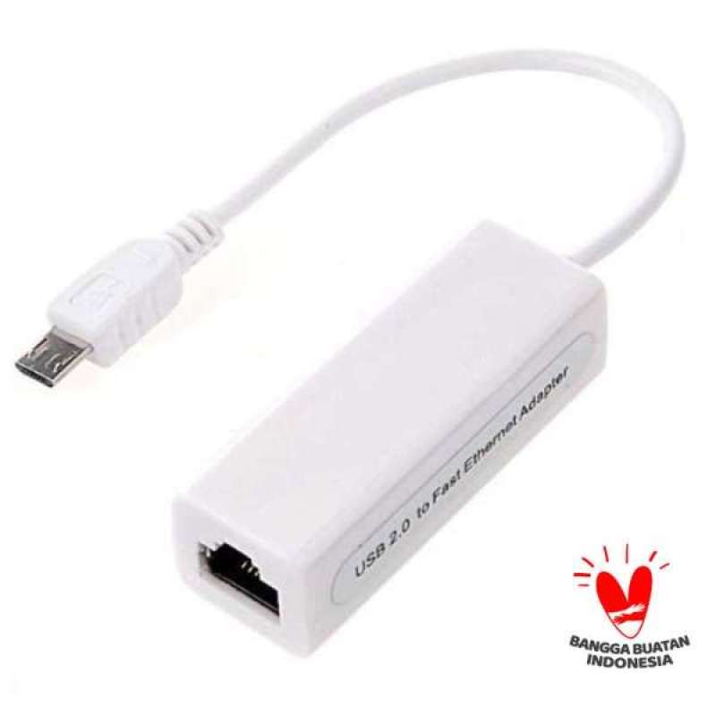 Promo MICRO USB 2.0 TO LAN ETHERNET RJ45 NETWORK ADAPTER CONVERTER CARD ...