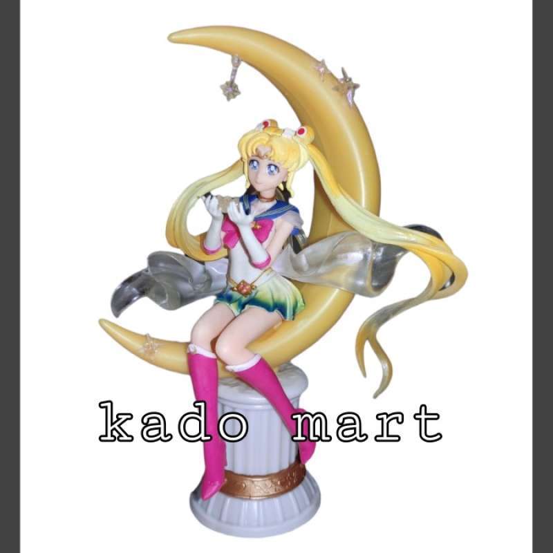 Jual MAINAN TOPPER CAKE SAILORMOON BULAN SABIT USAGI MOON FIGURE ...