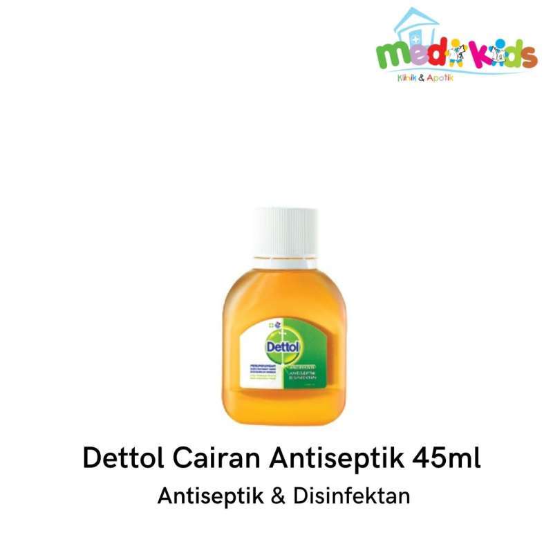 Jual Dettol Cairan Antiseptik Disinfektan 45ml di Seller Apotik ...