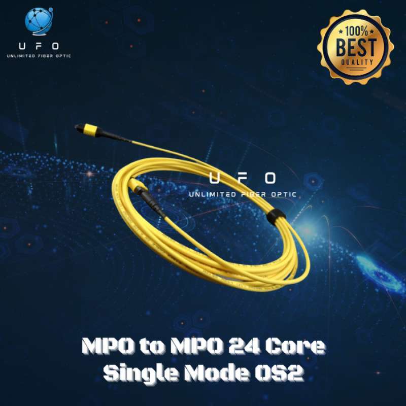 Jual MPO to MPO 24 Core Singlemode OS2 5 Meter Female Type A PSM4 ...