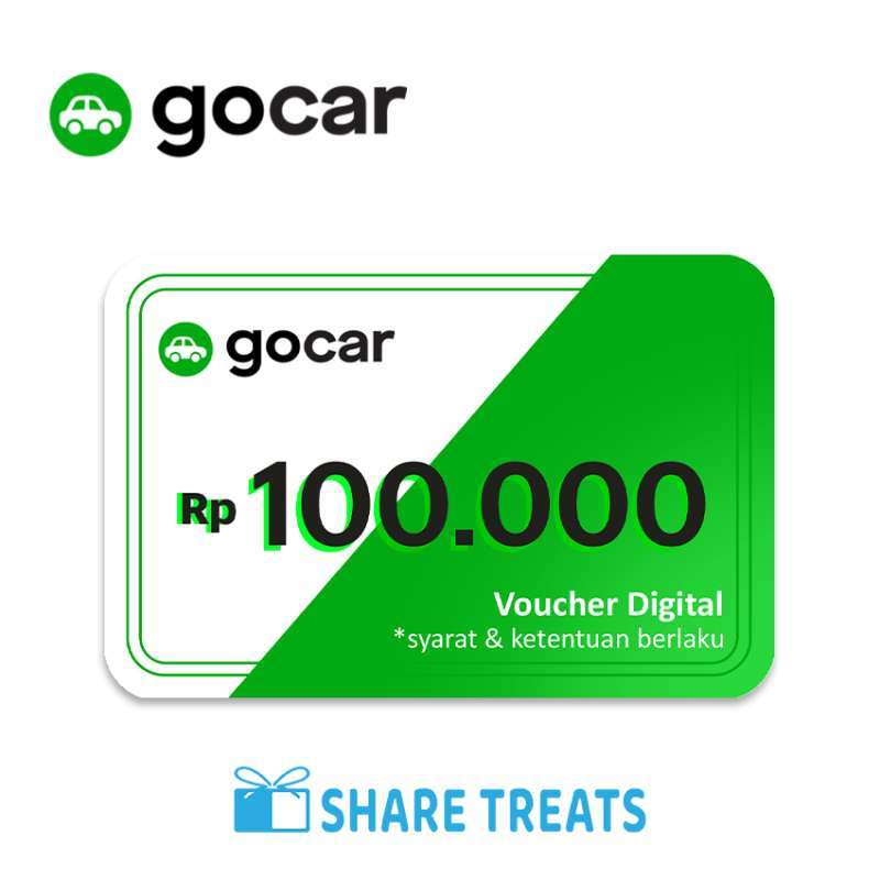 Promo Voucher Digital Go Car Rp 100.000 Diskon 21% di Seller Share ...