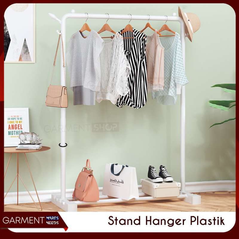 Promo Rak Baju Gantungan Baju Stand Hanger Berdiri Display Butik Bazar ...