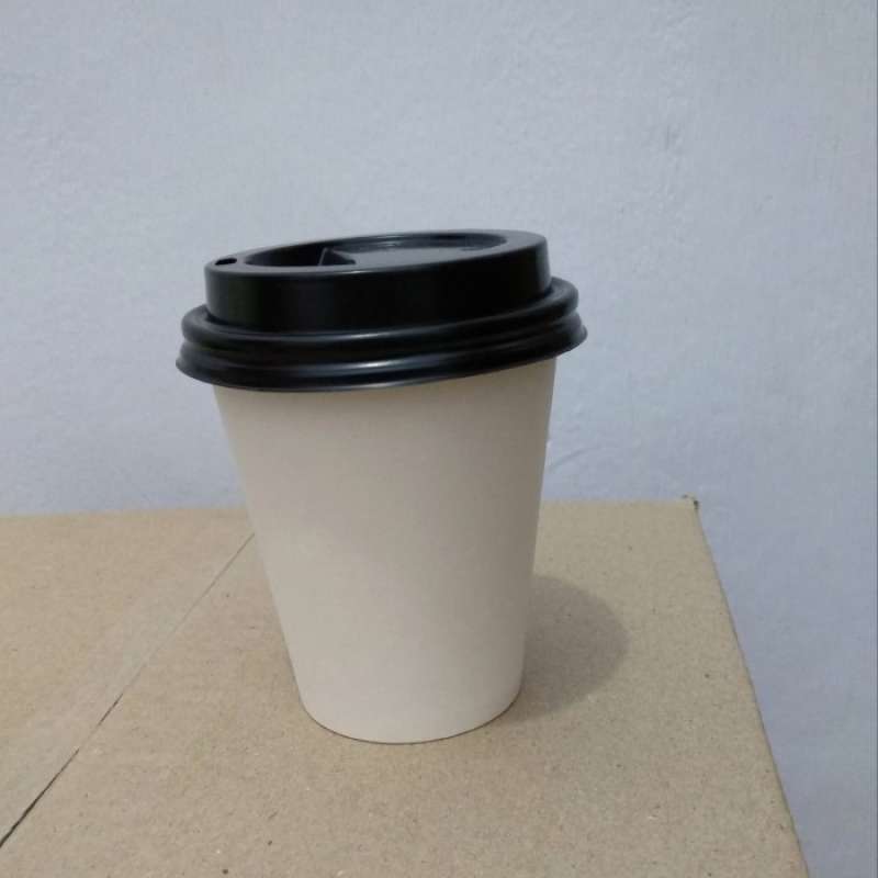Jual Paper Cup Hot 8 Oz + Lid Tutup/ Gelas Kertas/Gelas Kertas di Seller Holystore99 - Kalibata ...