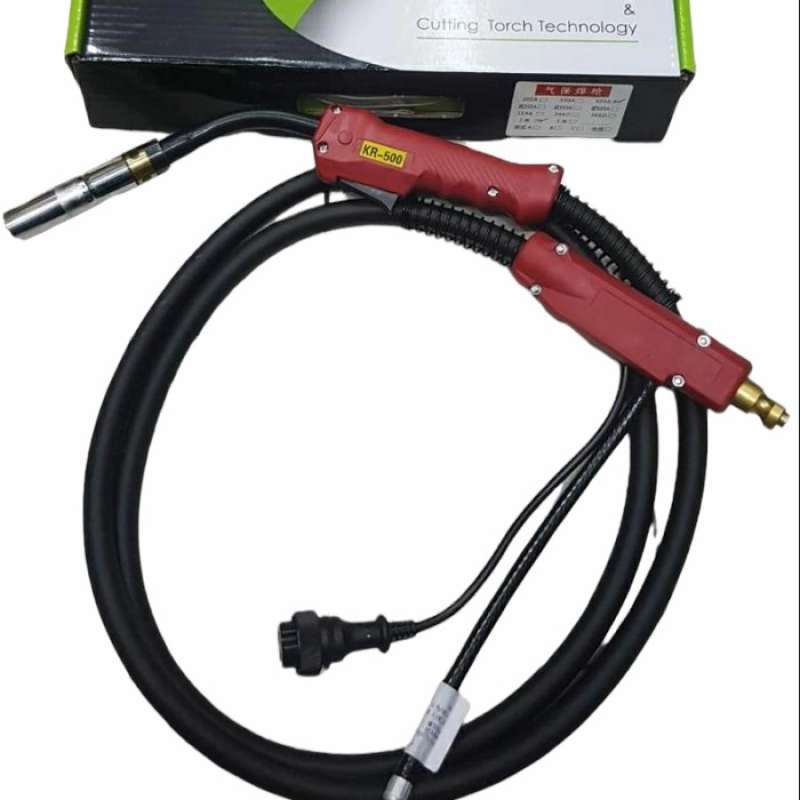 Promo MIG torch stang las co2 tipe Panasonic 500A / mig gun Pana 500a 3mtr Diskon 9% di Seller ...