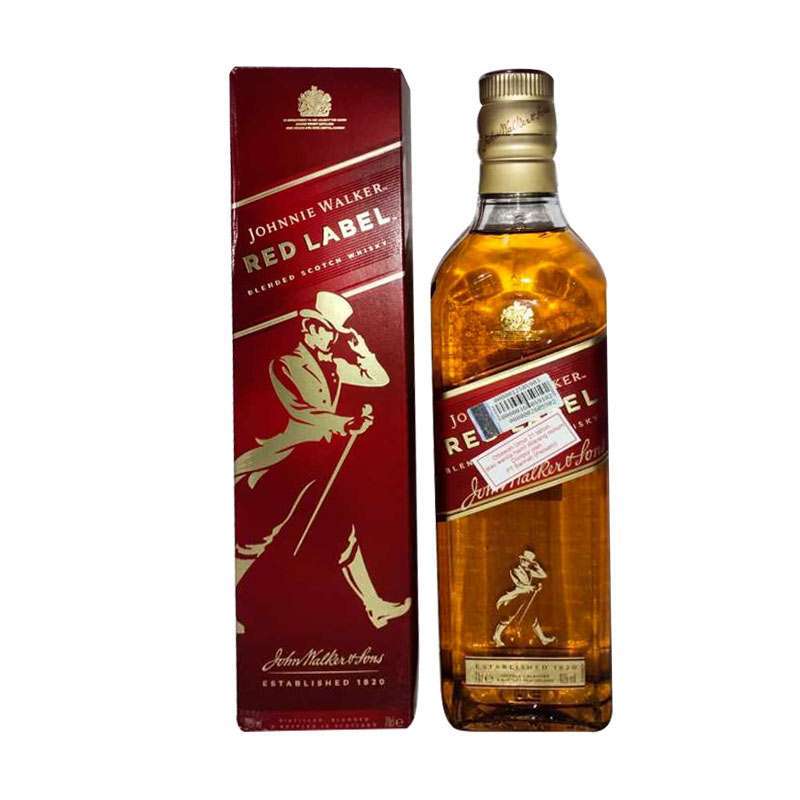 Jual Johnnie Walker Red Label J.W Red Label Minuman Alkohol di Seller ...
