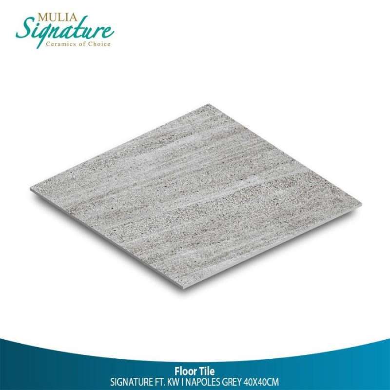 Jual Keramik 40x40 Nepoles Grey Matt - Mulia Tile Di Seller Naura ...