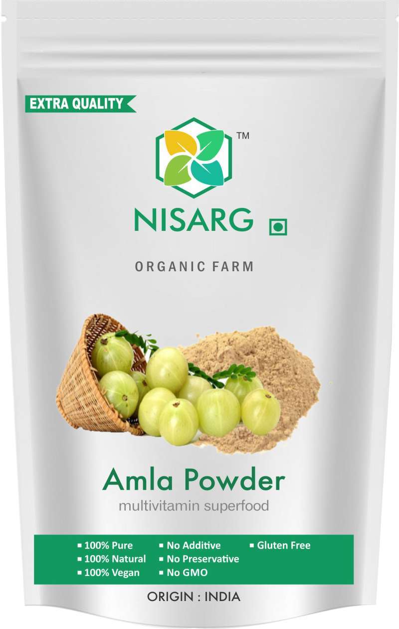 Jual Organic Amla Powder For Skin & Hair, Indian Gooseberry, Immune ...