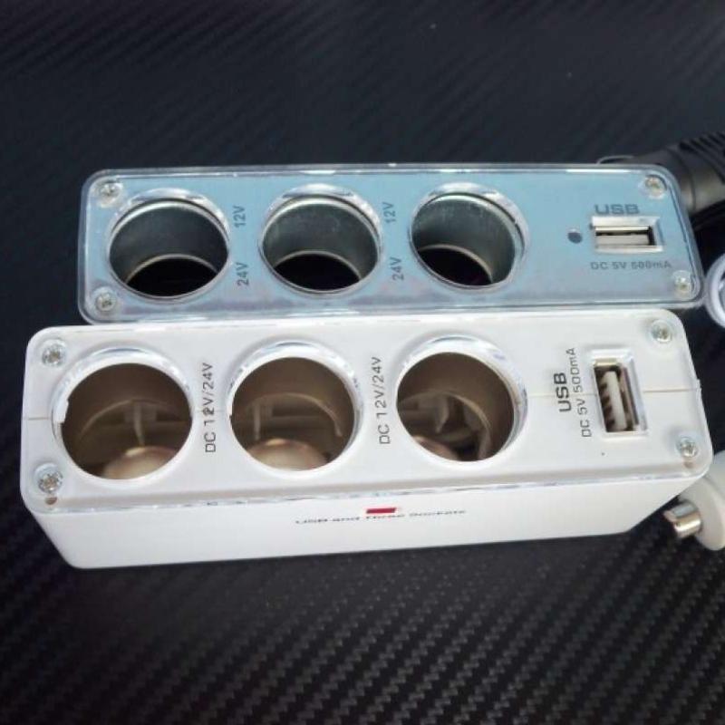 Jual Cigarette car Lighter 3 in 1 + USB di Seller Seaesaw - Kedoya ...