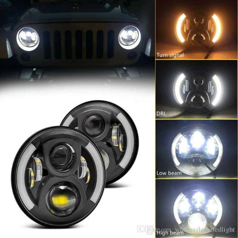 Jual Led Daymaker Half Ring 7 inci SEIN sinar putih di Seller Earth ...