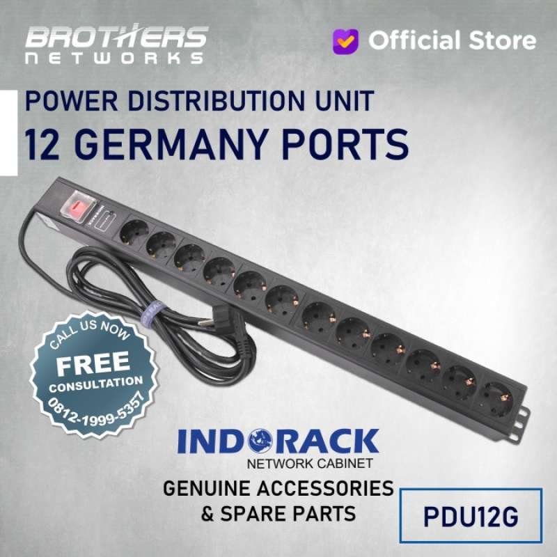 Promo Pdu 12 Outlet Pdu12G - Power Distribution Unit Indorack Rack Server Diskon 10% di Seller ...