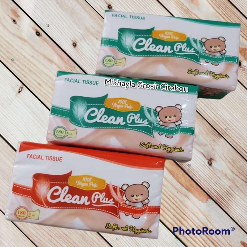 Jual Paket Tissue Clean Plus 3pcs di Seller Athar Jaya Susu - Sodong ...