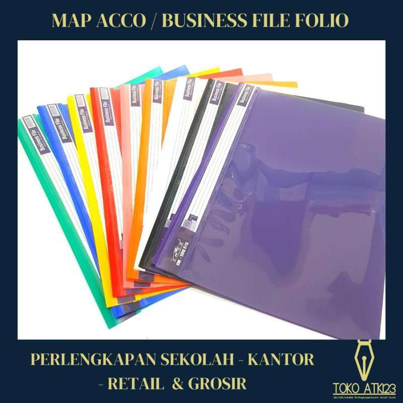 Jual Map Acco / Business File / Map Plong Ukuran Folio di Seller Toko ...
