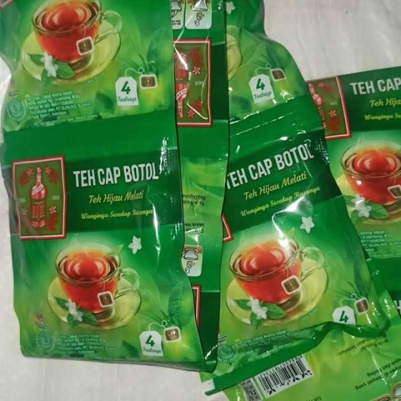 Jual Teh Celup Cap Botol Teh Melati Hijau Sachet Di Seller Mrshoppingid ...