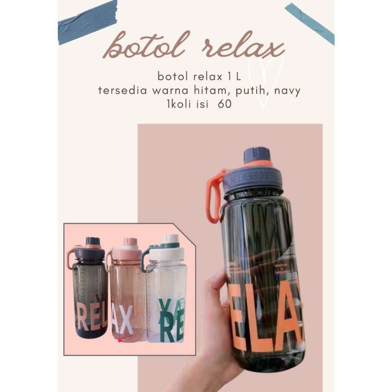 Jual Botol Air Minum Tritan 1 Satu Liter Tempat Air Minum Sport Bpa ...
