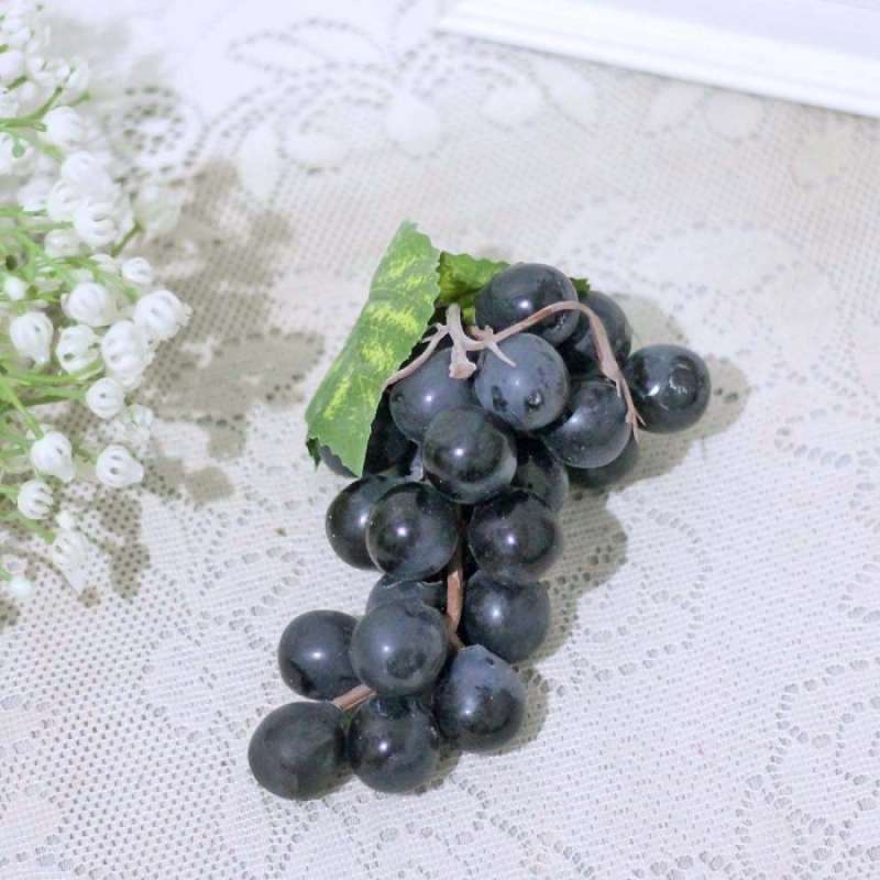 Promo buah buah-buahan fruit artificial sintetis anggur grape KECIL ...