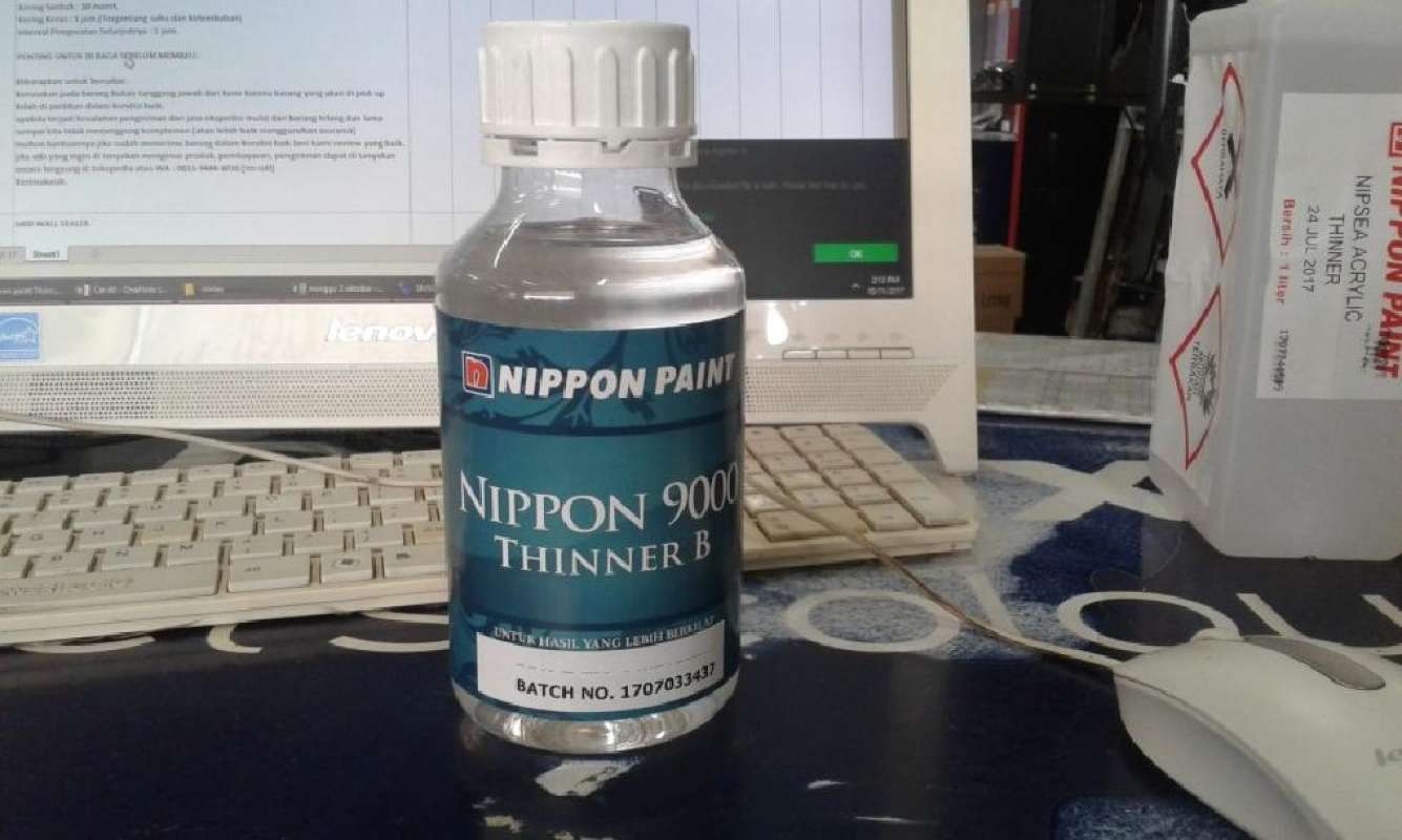 Jual THINNER NIPPON 9000 0.5 LITER TINER B CAT KAYU MINYAK HI GLOSS di Seller Toko Madju - Kota ...