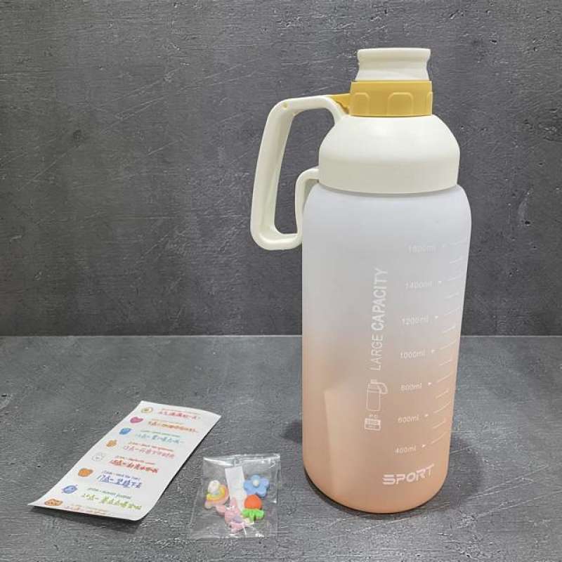 Jual Botol Air Minum Gradasi Jumbo Viral 1600 mL FOOD GRADE PP di ...