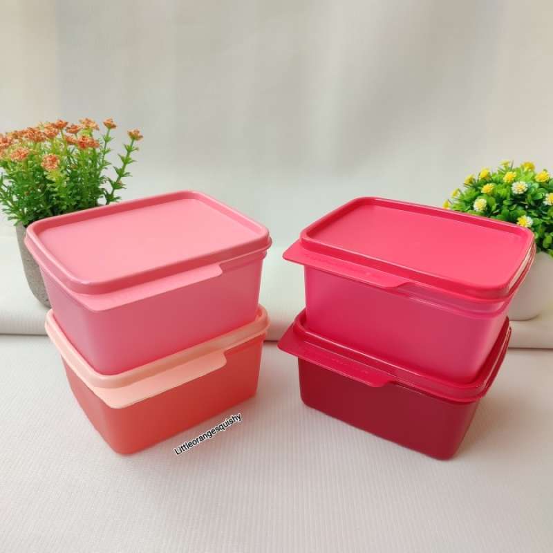 Promo Kotak Makan Tupperware Small Square Round Tempat Penyimpanan ...