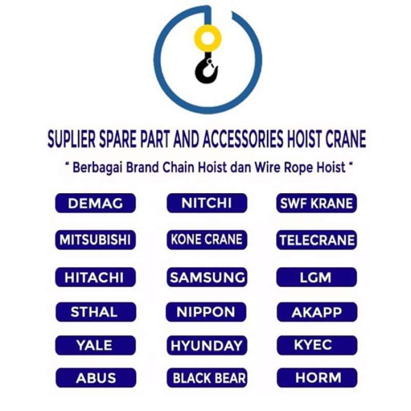 Jual Wire Rope Hoist Crane Diamtr 13mm 6x36 Iwrc Galv 1960 Rhol, Britx ...