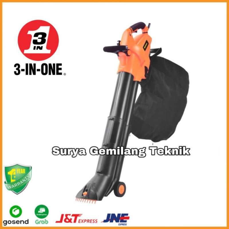 Jual Mesin Vacuum Shredder Listrik Krisbow Blower Vacum Penyedot Daun ...