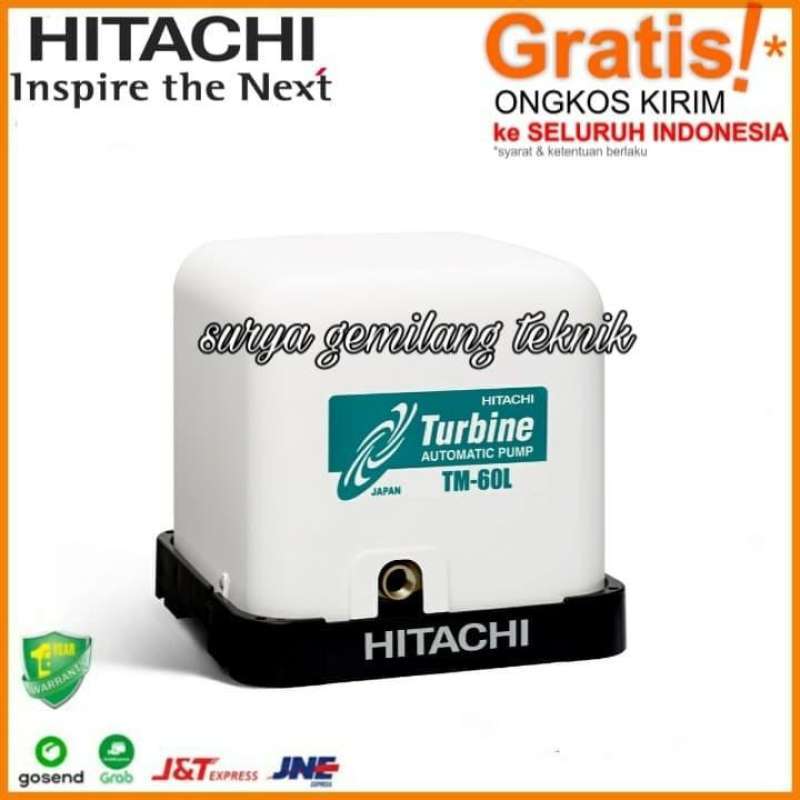 Jual Pompa Pendorong Hitachi Tm-60l Pompa Booster Pump Low Watt Di ...