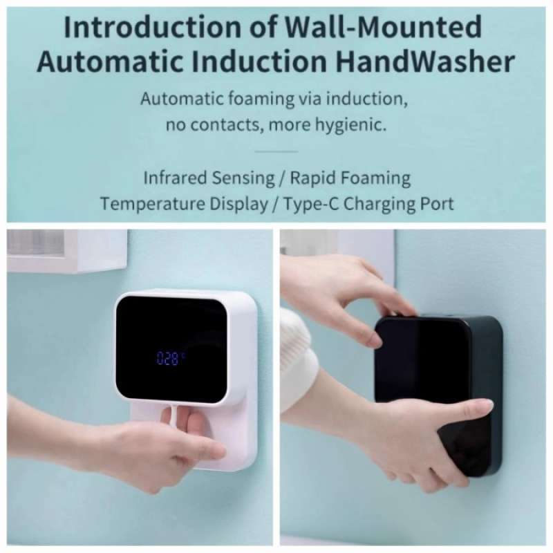 Promo MONCLIQUE X5 Wall Mounted Hand Washing Machine Foaming Dispenser ...