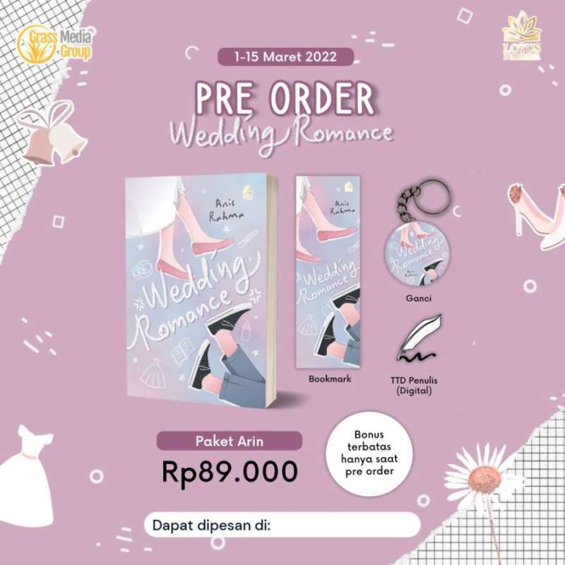 Promo Novel Wedding Romance + Ttd - Anis Rahma Diskon 3% Di Seller ...
