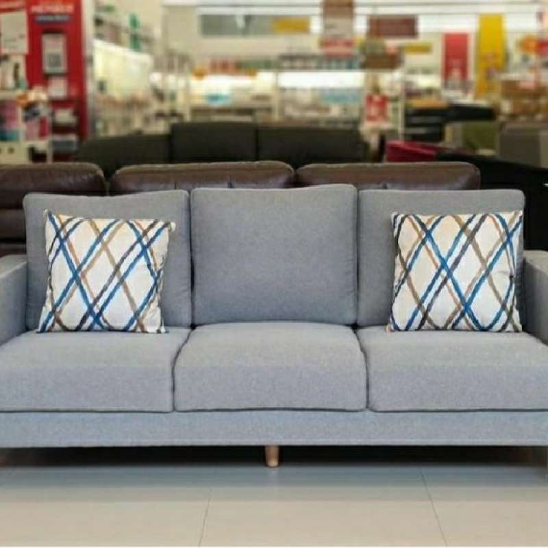 Jual Sofa Informa 3 Seater Carlton Grey Sofa Tamu Sofa Ruang Tamu Kursi ...